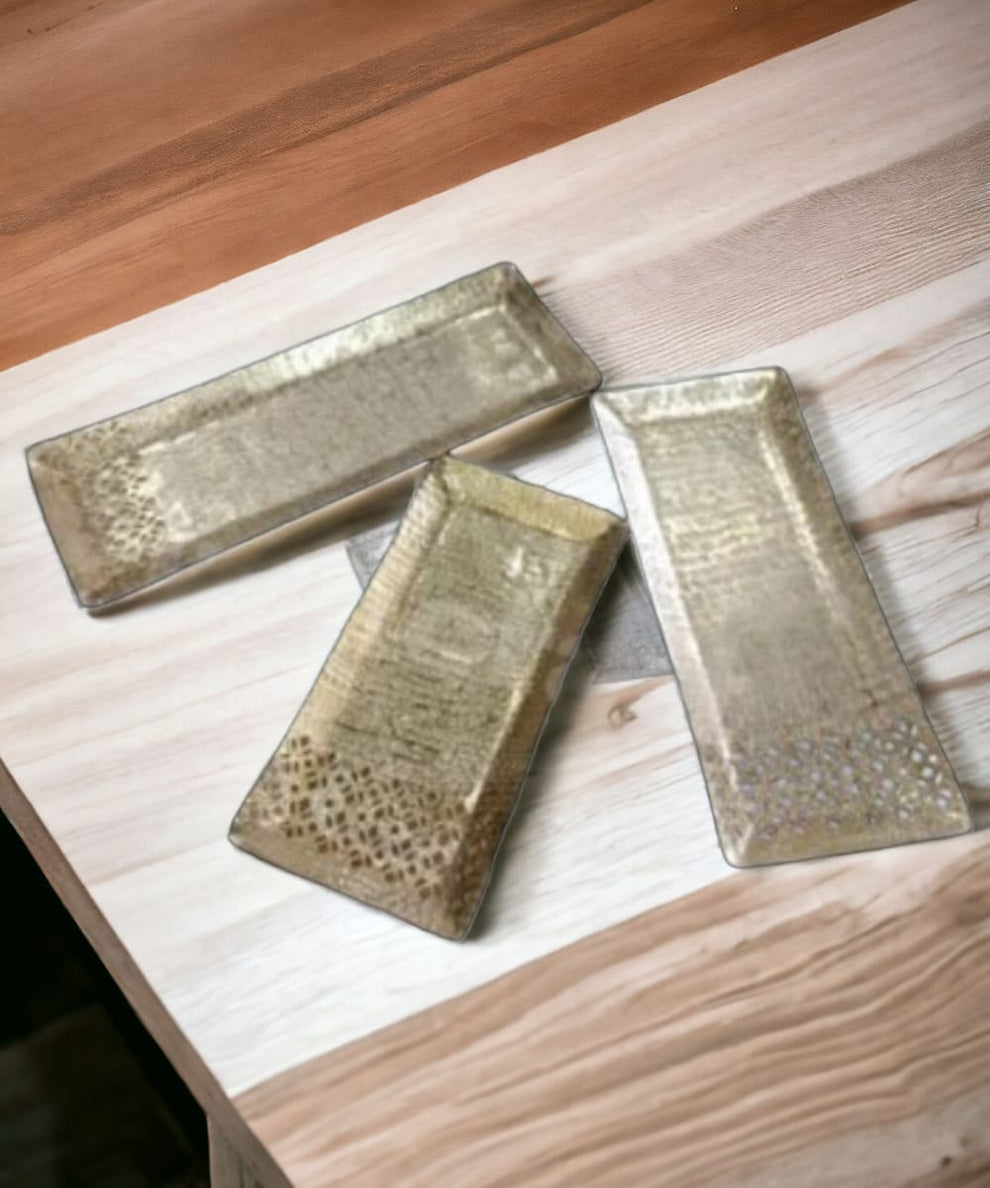 Rectangular Metal Tray – Indicraft Australia